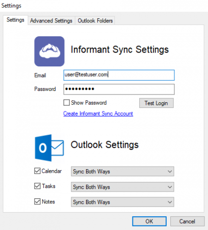 Informant Sync for Outlook | Pocket Informant