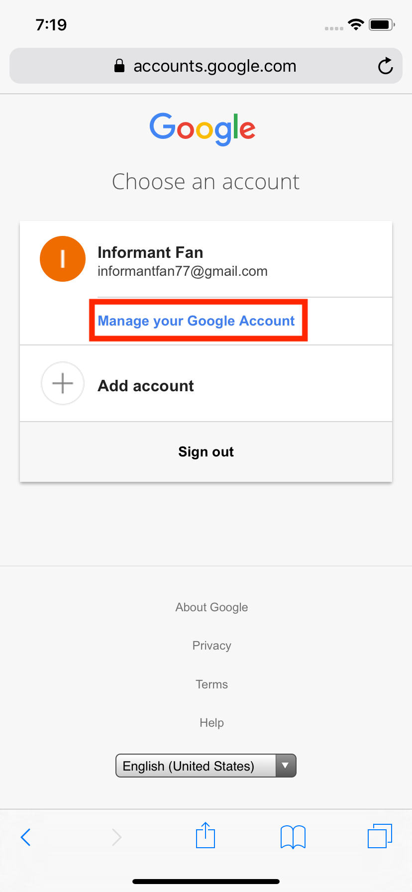 How to sign into Gmail in Pocket Informant | Pocket Informant